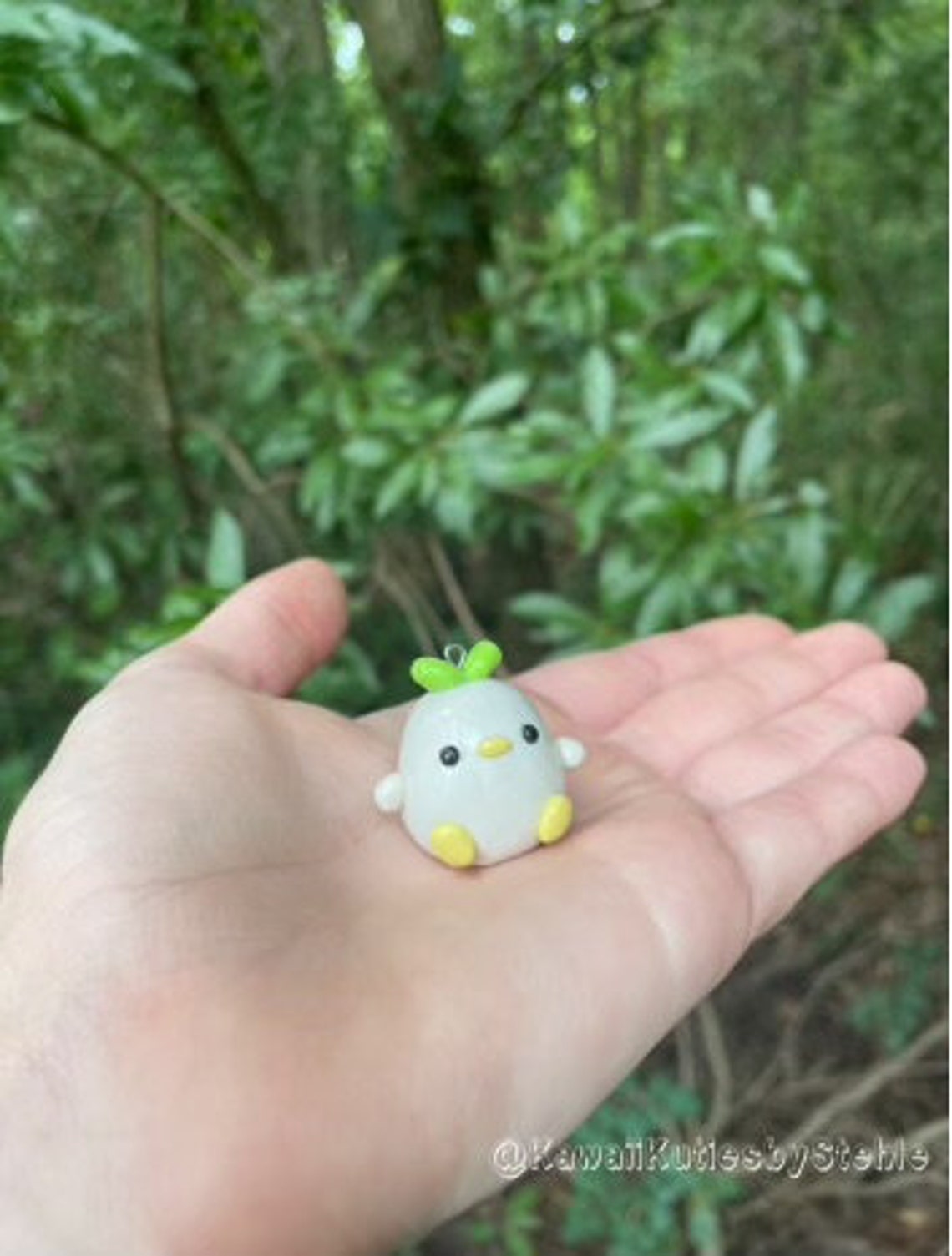 Kawaii Polymer Clay Cute Duck Baby Duck Charm Keychain Charm Kawaii Clay - Etsy