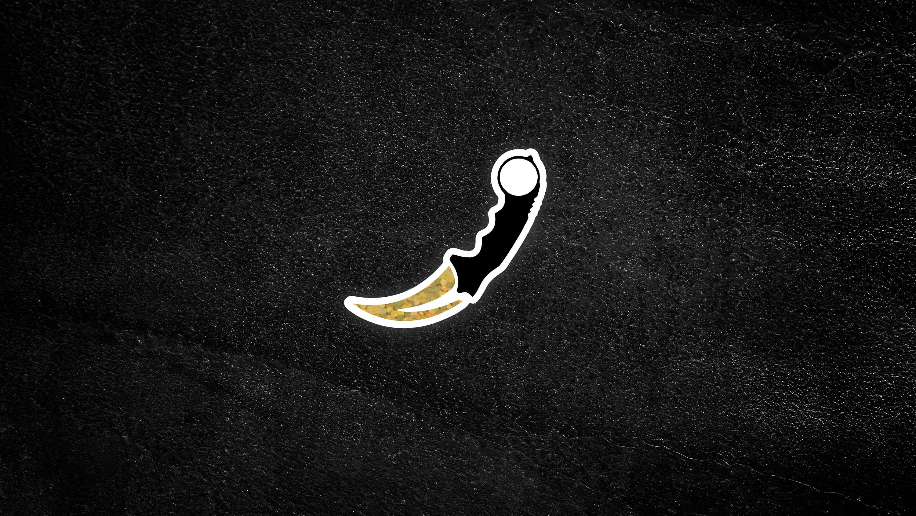 Karambit CSGO Sticker x3 Multi-layer Vinyl Sticker - Etsy