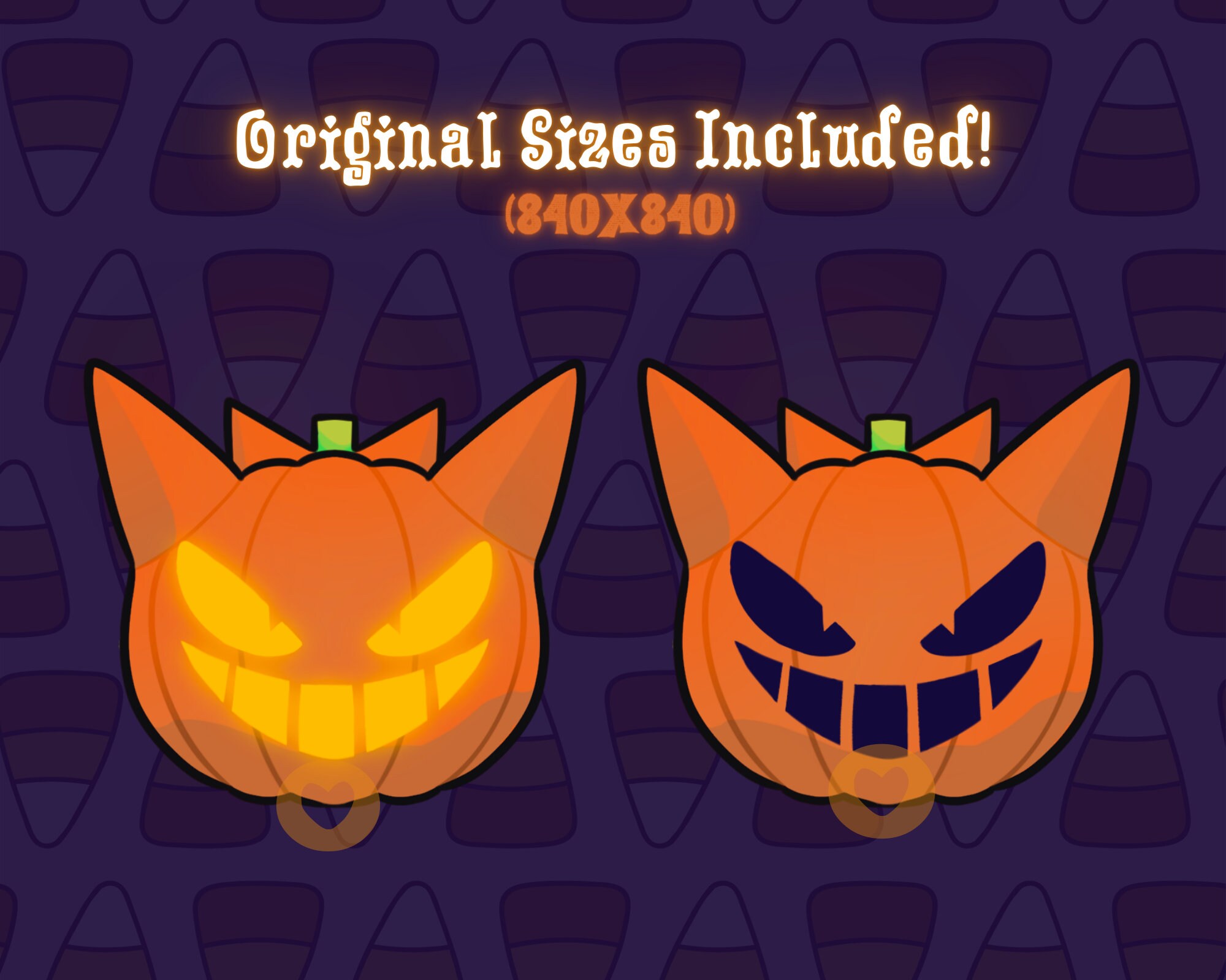 Pokemon Halloween Channel Point Emote Gengar Pumpkin - Etsy