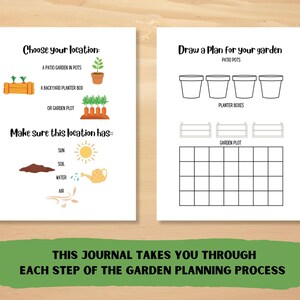Kids Gardening Journal; an Outdoor Summer PRINTABLE Activity That is ...