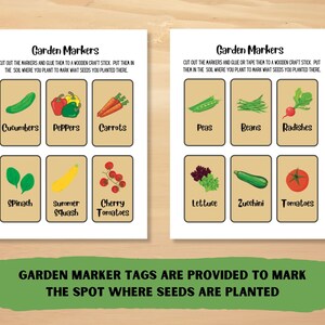 Kids Gardening Journal; an Outdoor Summer PRINTABLE Activity That is ...