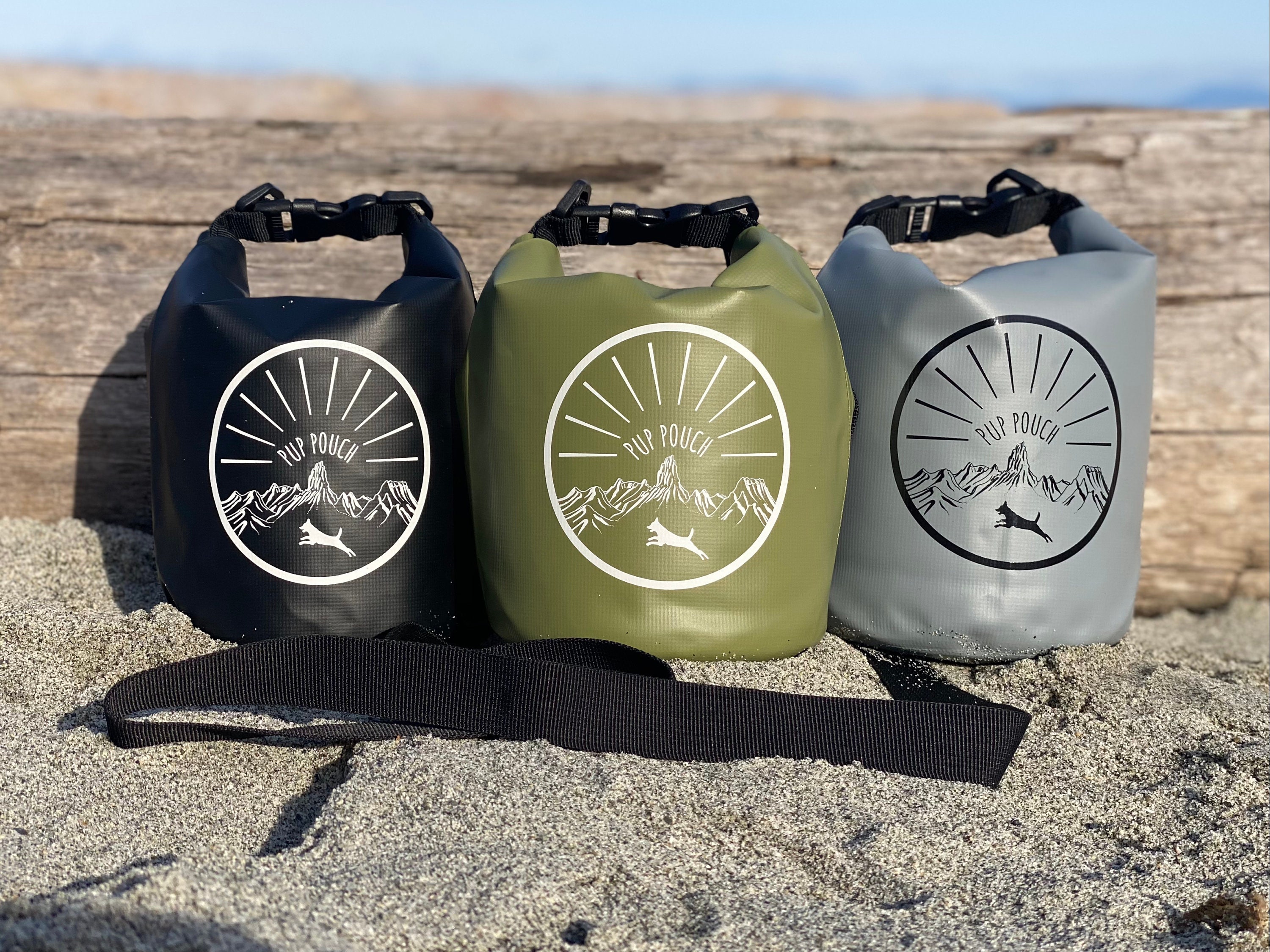 Smell Proof Dog Poop Carrier: Puppouch Mini 2.0 With Shoulder Strap - Etsy