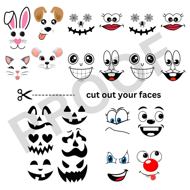 Pumpkin Faces Activity Sheets, Teacher Supplies, Printable, PDF ...