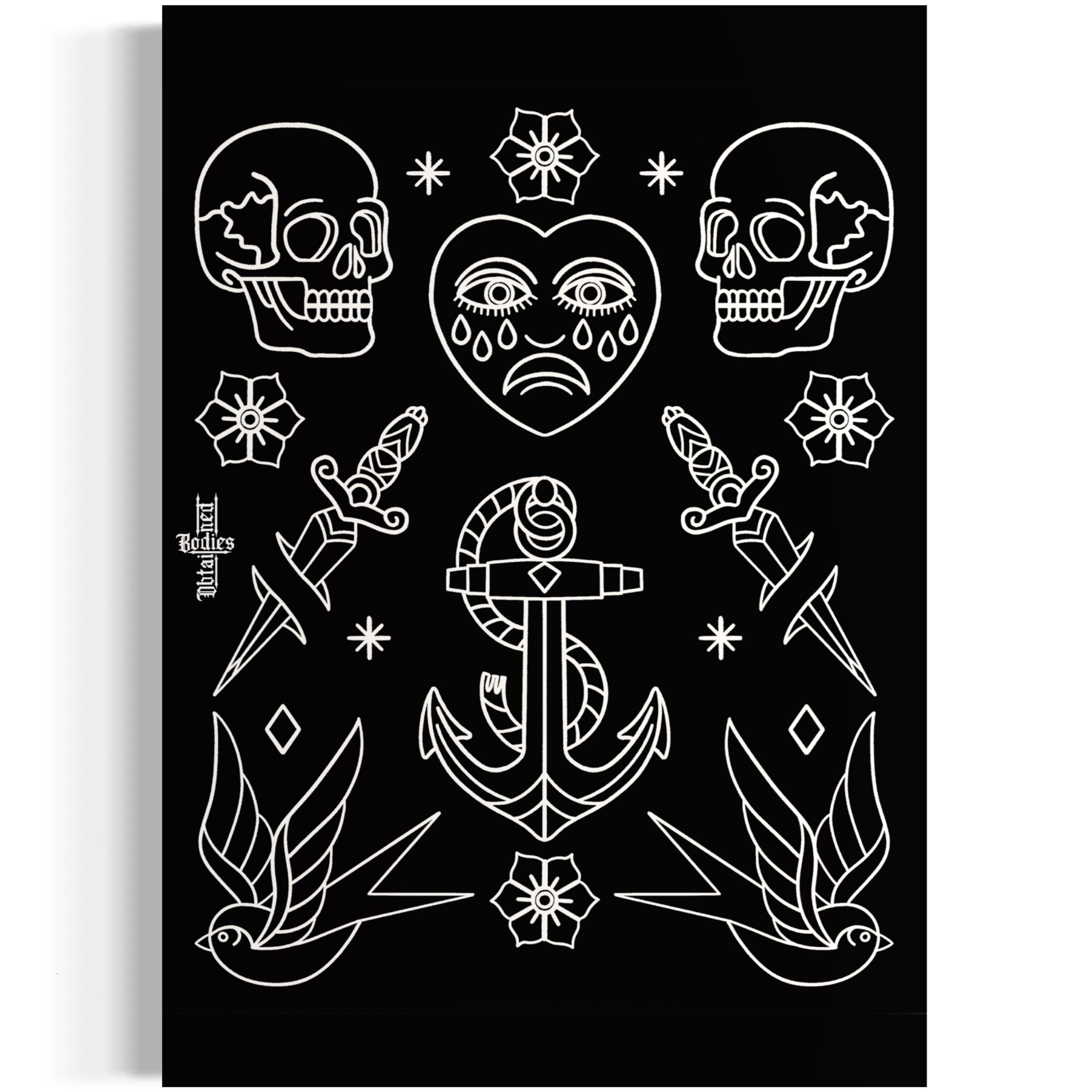 Simple Traditional Tattoo Flash