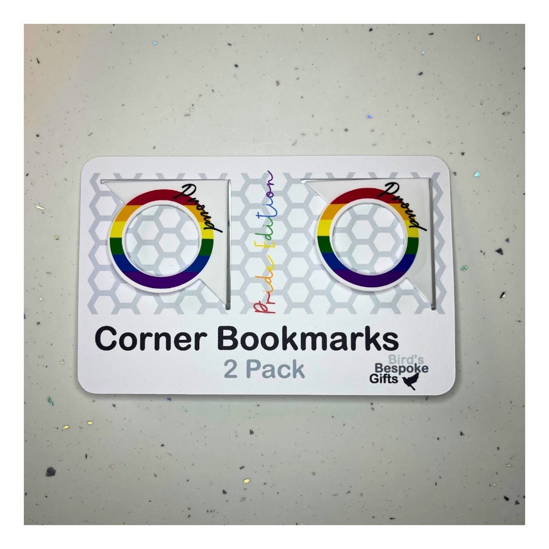 Pride Corner Bookmarks LGBTQIA - Etsy UK