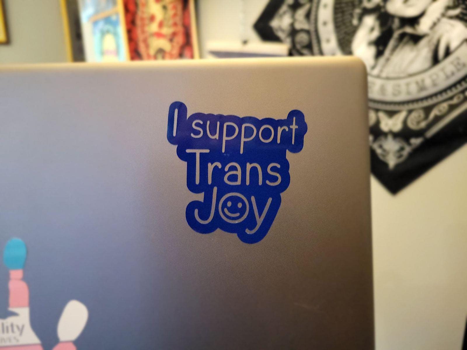 Trans Joy & Support Sticker: Celebrate and Contribute to a Brighter ...