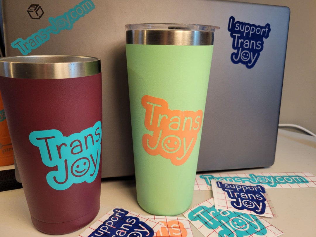 Trans Joy & Support Sticker: Celebrate and Contribute to a Brighter ...