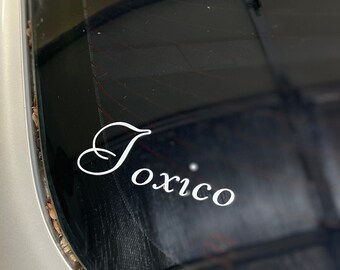 Toxico Stickers - Etsy
