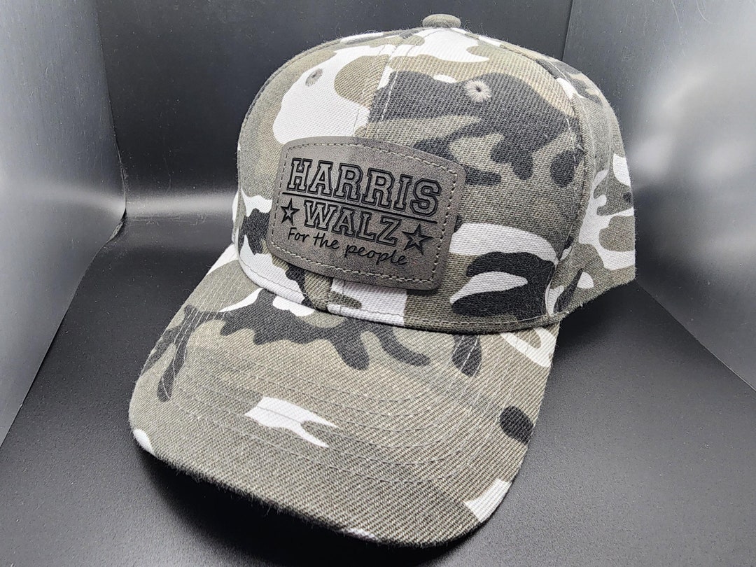 Snow Camo Harris Walz Hat Kamala Harris Tim Walz for the People Hunters ...
