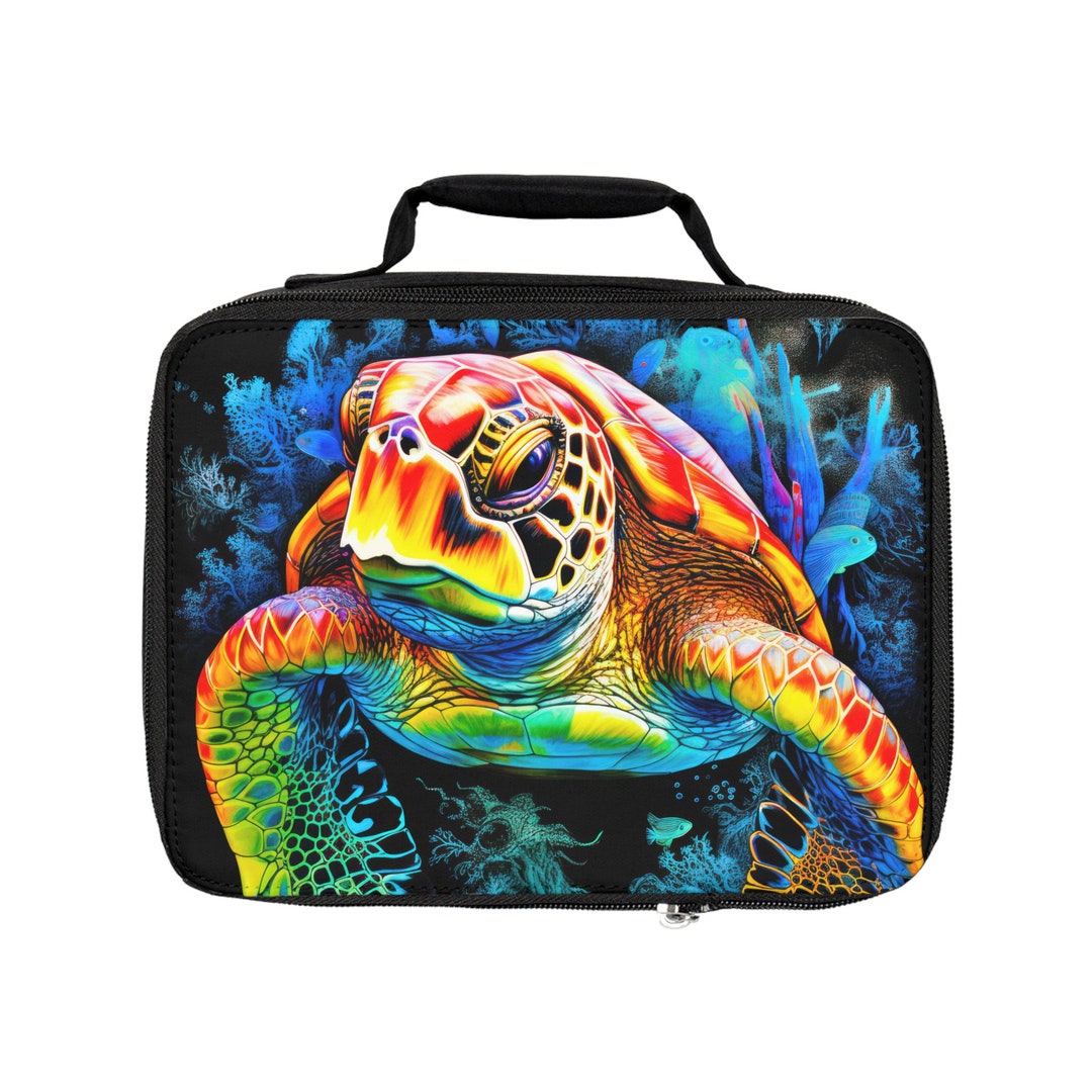 Colorful Rainbow Turtle Lunch Bag - Etsy