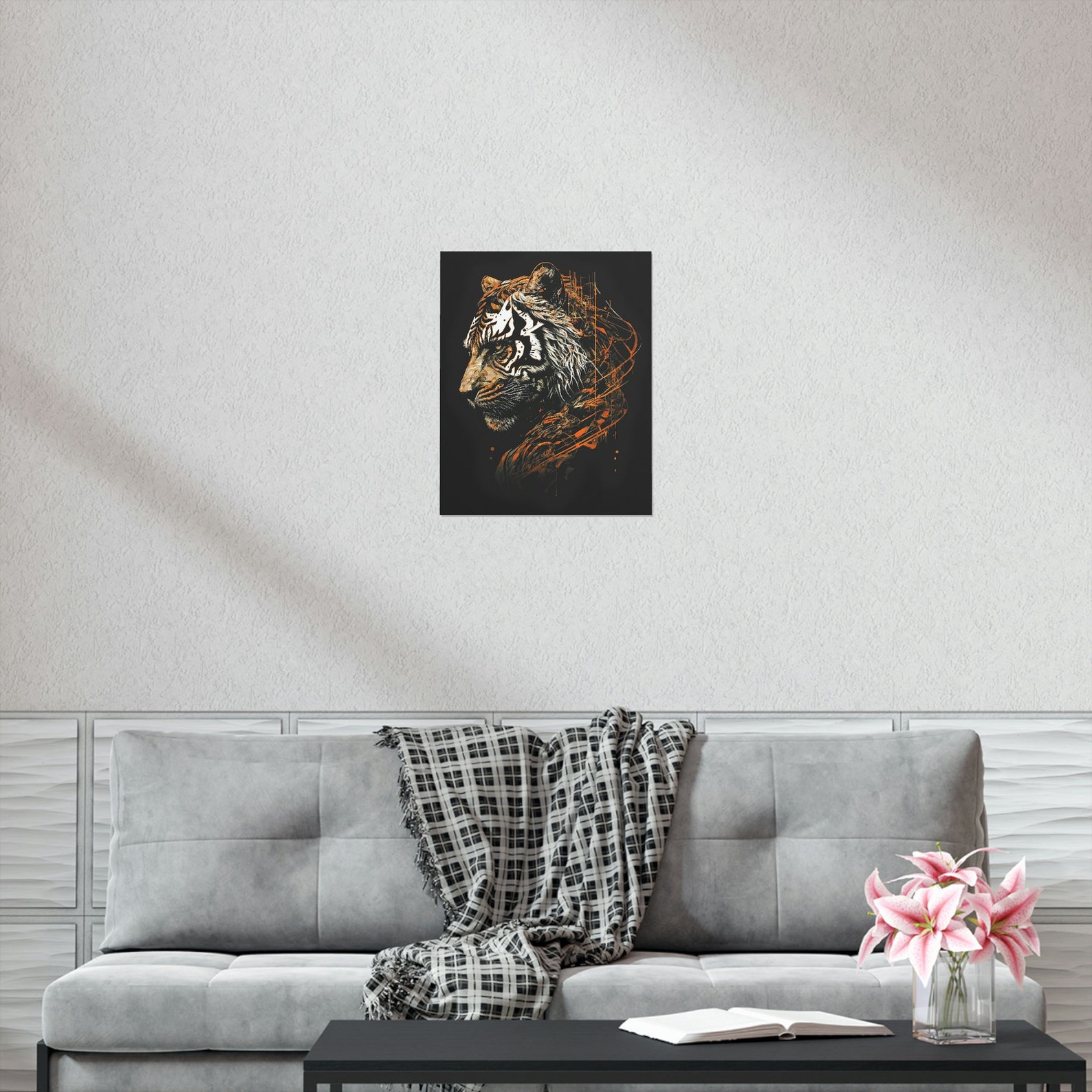 Beast Mode Tiger Uncoated Posters (various Sizes) - Etsy