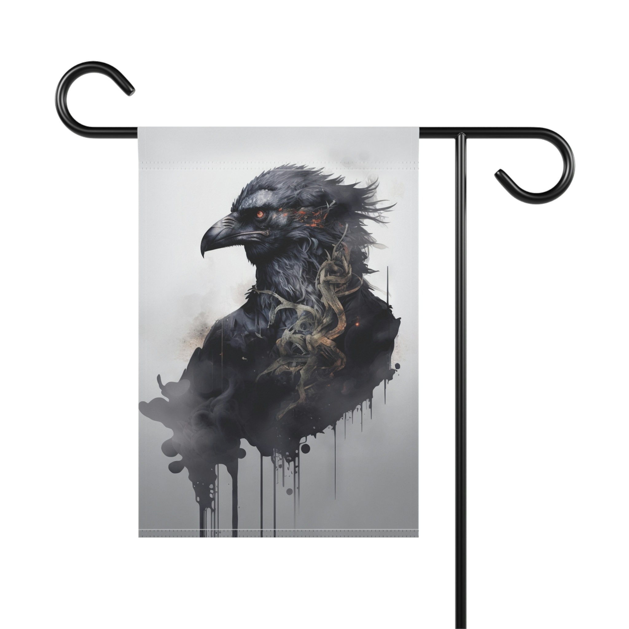 Fantasy Raven Garden & House Banner - Etsy