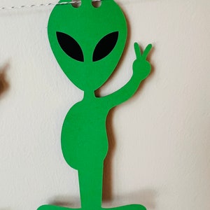 Alien Banner | Extra Terrestrial Garland | I Come in Peace | Alien ...