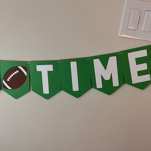 It’s Game Time Football Banner | Football Party Decor | Football ...