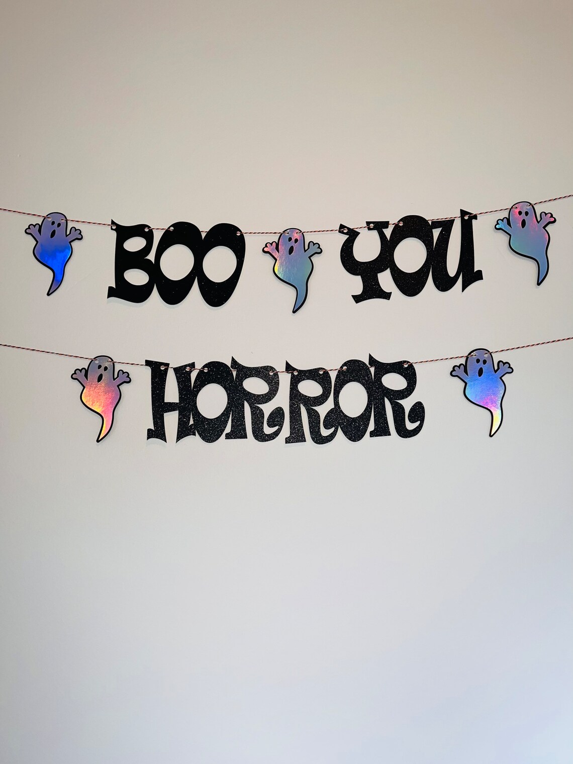Boo You Horror Banner Halloween Banner Adult Halloween - Etsy