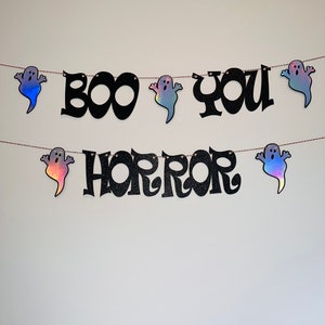 Boo You Horror Banner | Halloween Banner | Adult Halloween Party ...