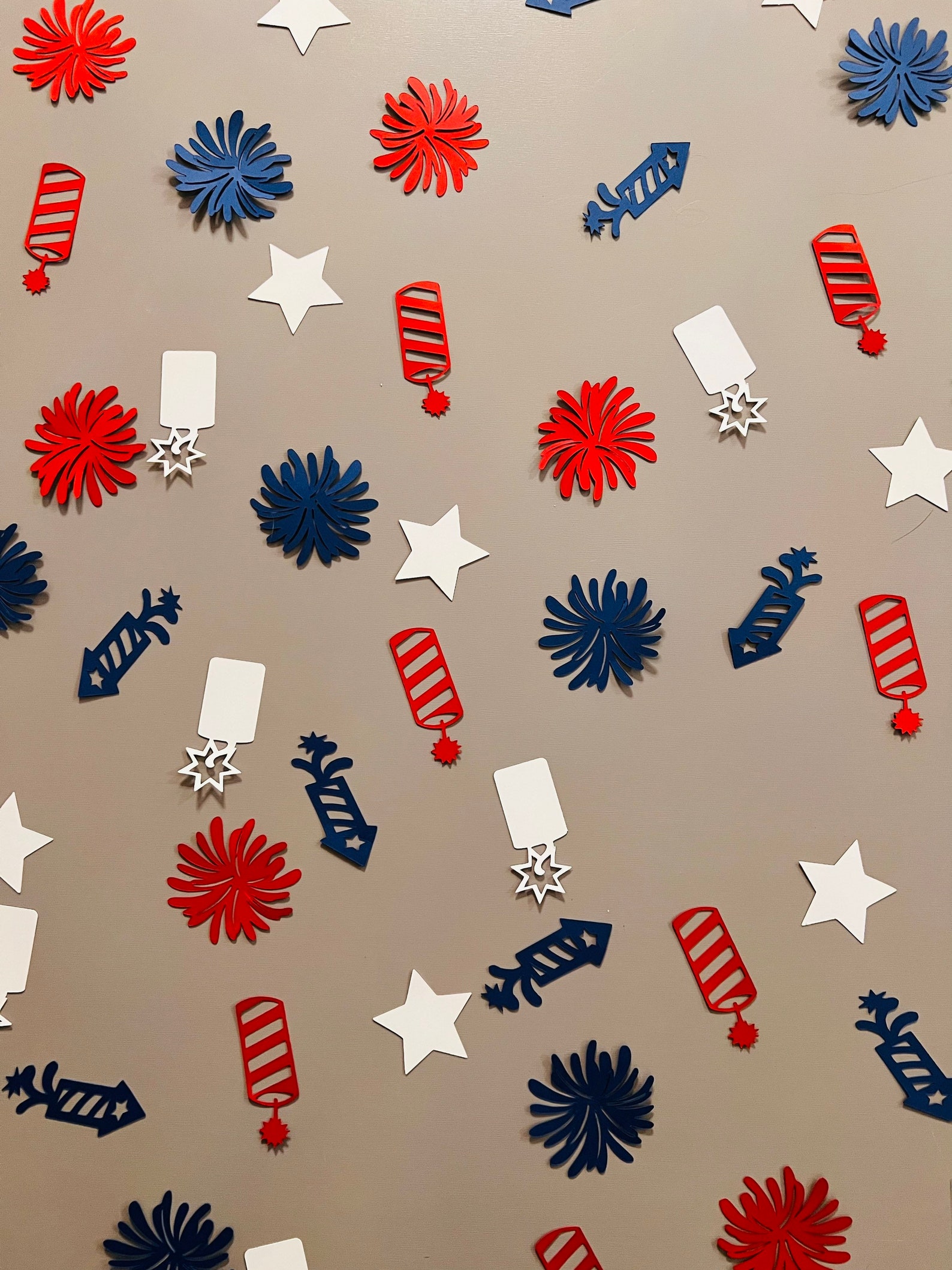Fireworks Confetti 4th of July Confetti 4th of July Table - Etsy