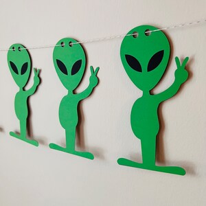 Alien Banner | Extra Terrestrial Garland | I Come in Peace | Alien ...