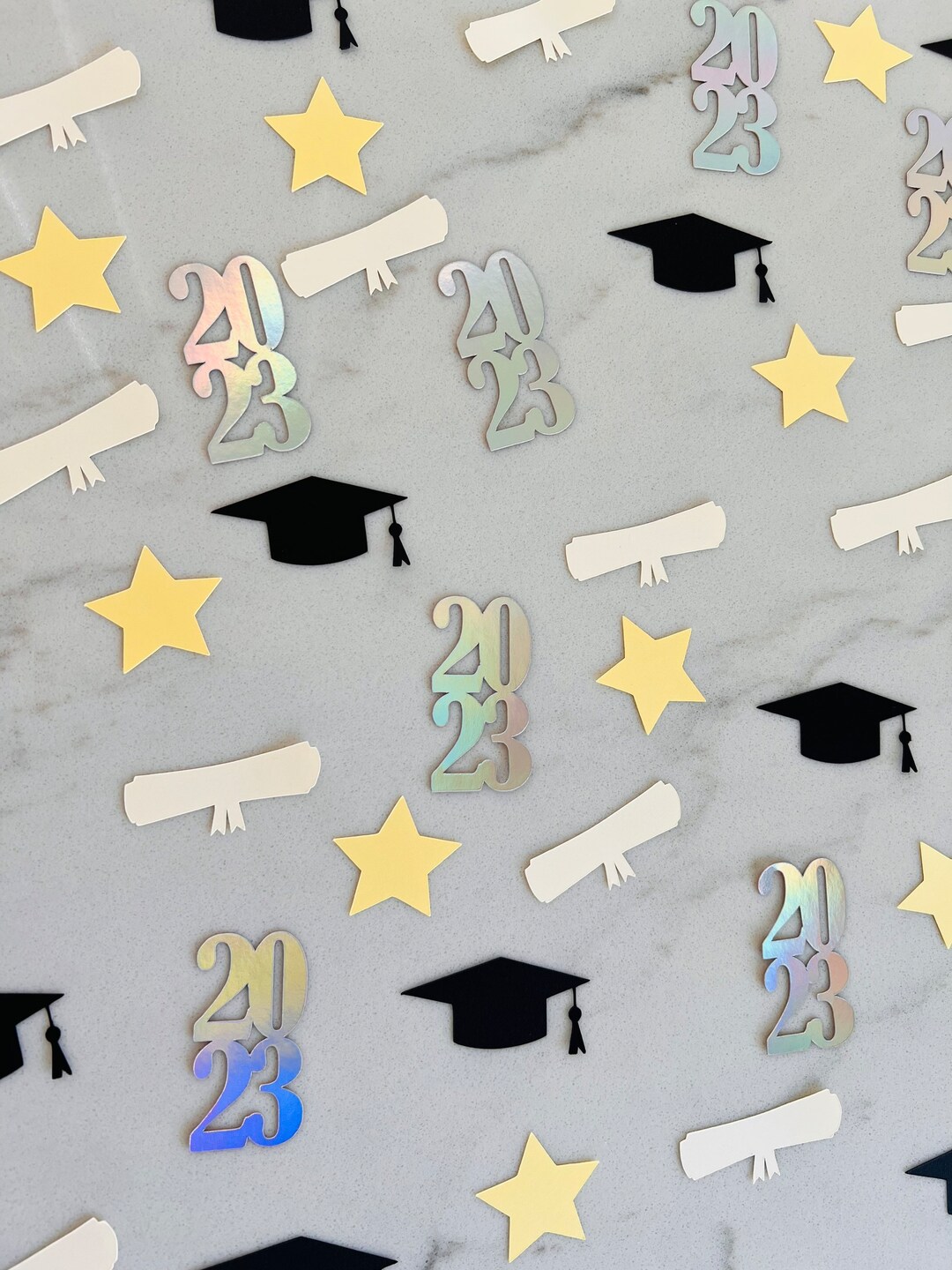Graduation Confetti | 2024 | Graduation Decor | Grade School Graduation ...