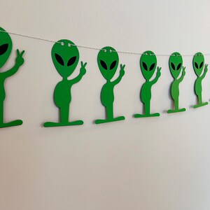 Alien Banner | Extra Terrestrial Garland | I Come in Peace | Alien ...