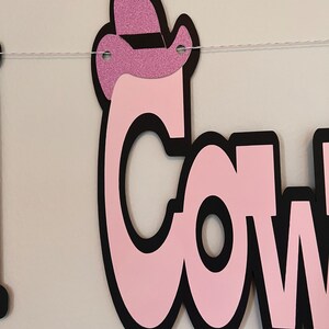 It’s A Cowgirl Banner | Cowgirl Garland | Girl Baby Shower Banner ...