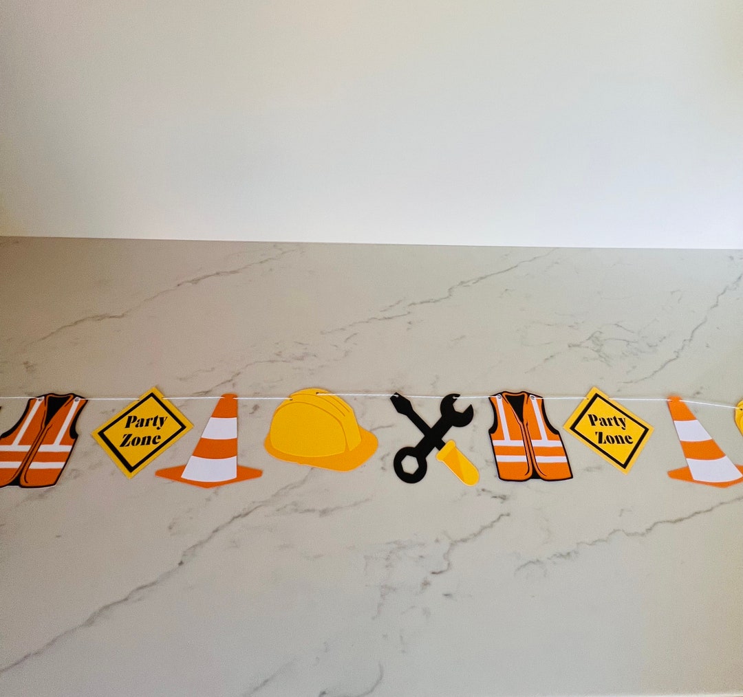 Construction Banner | Construction Birthday Party | Construction Theme ...