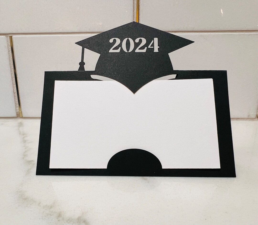 Graduation Place Cards 2024 Grad Party Decor Dinner Party Grad Food ...
