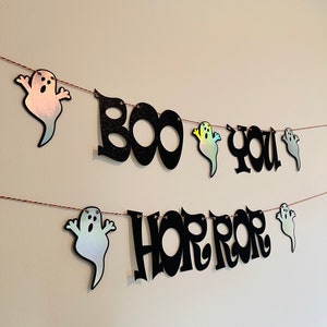 Boo You Horror Banner | Halloween Banner | Adult Halloween Party ...