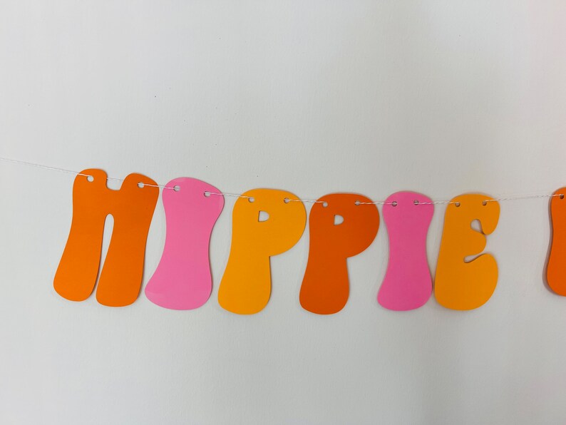 Hippie Birthday Banner Two Groovy Banner 70s Birthday - Etsy