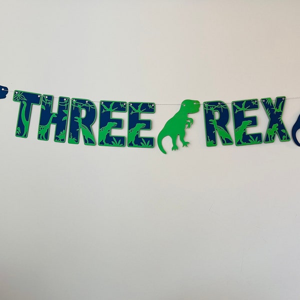 Three Rex Party - Etsy