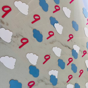 Cloud 9 Confetti | Cloud Nine Party Decor | 9th Birthday Decorations ...