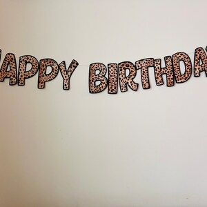Cheetah Happy Birthday Banner | Two Wild | Jungle Theme | Zoo Birthday ...