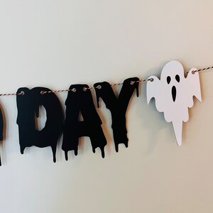 Happy Boo Day Banner | Halloween Birthday Banner | Halloween ...