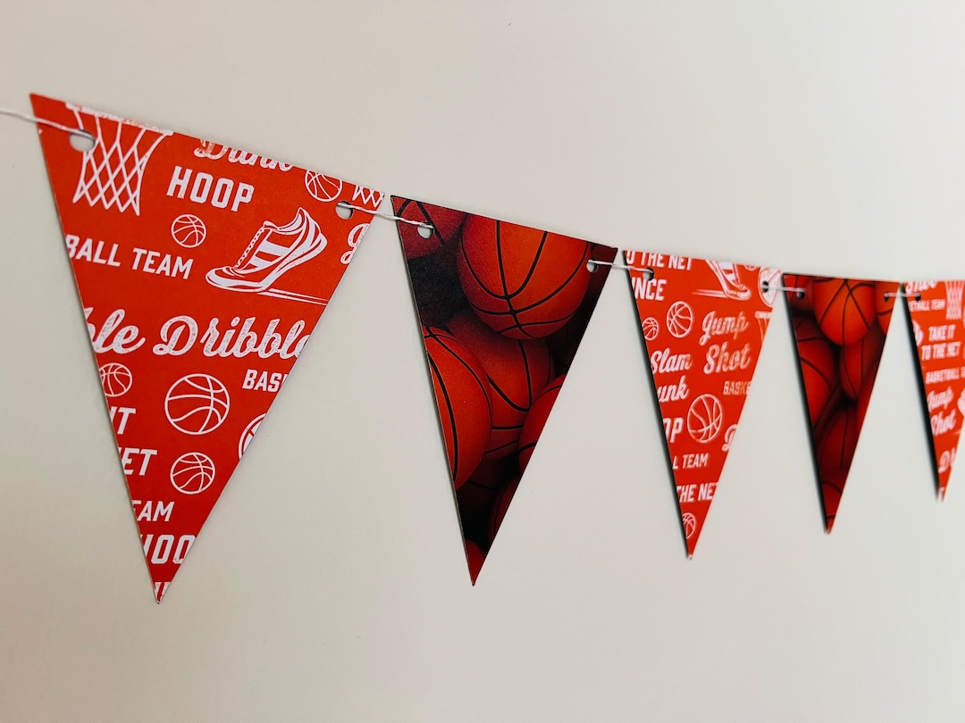 Basketball Pennant Banner | Basketball Decor | Rookie of the Year | Our ...