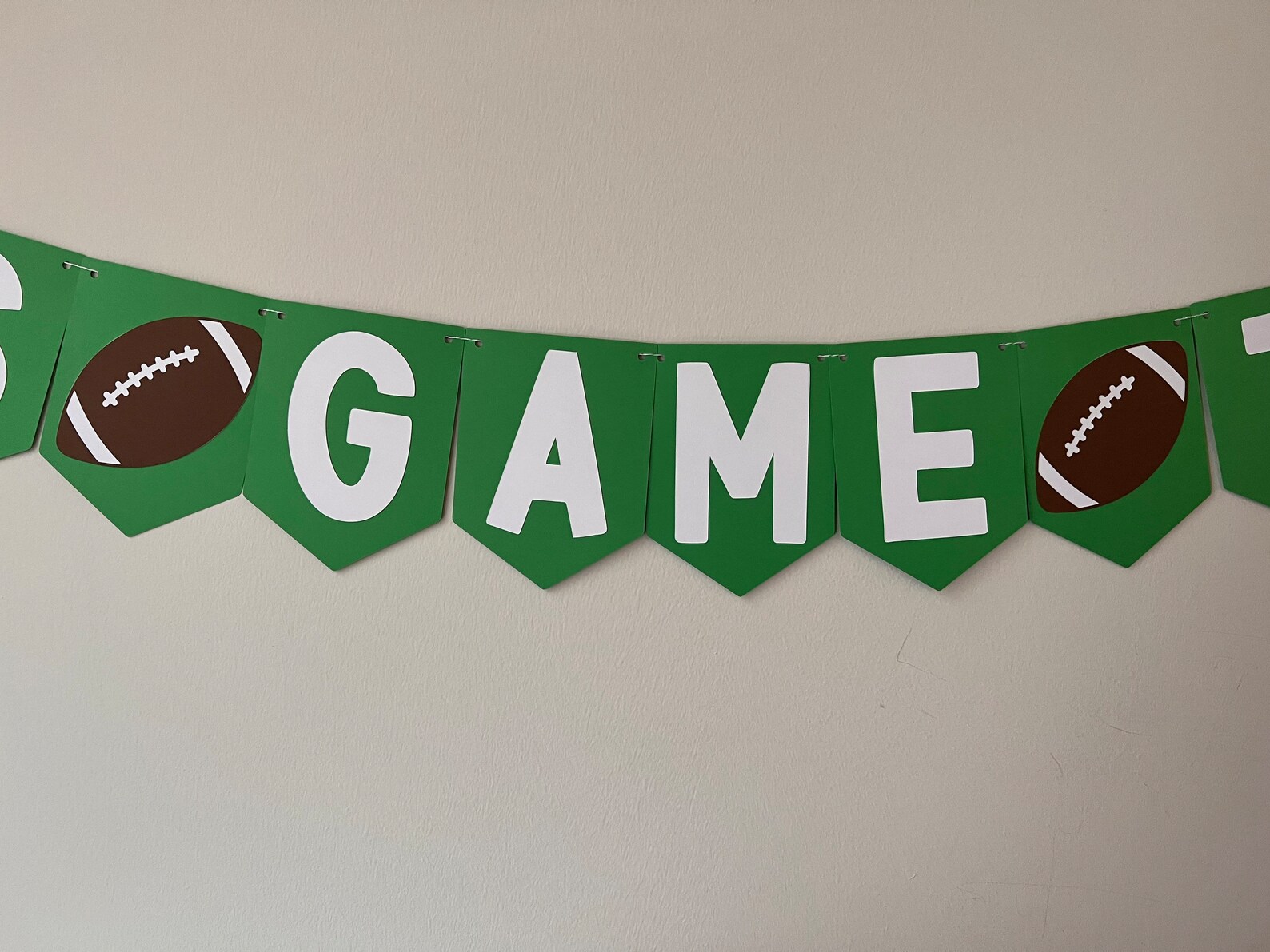 Its Game Time Football Banner Football Party Decor Football Decoration ...