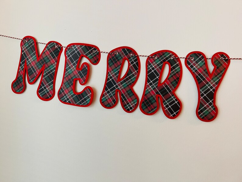 Merry Birthday Banner Christmas Birthday Banner December - Etsy