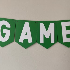 It’s Game Time Football Banner | Football Party Decor | Football ...