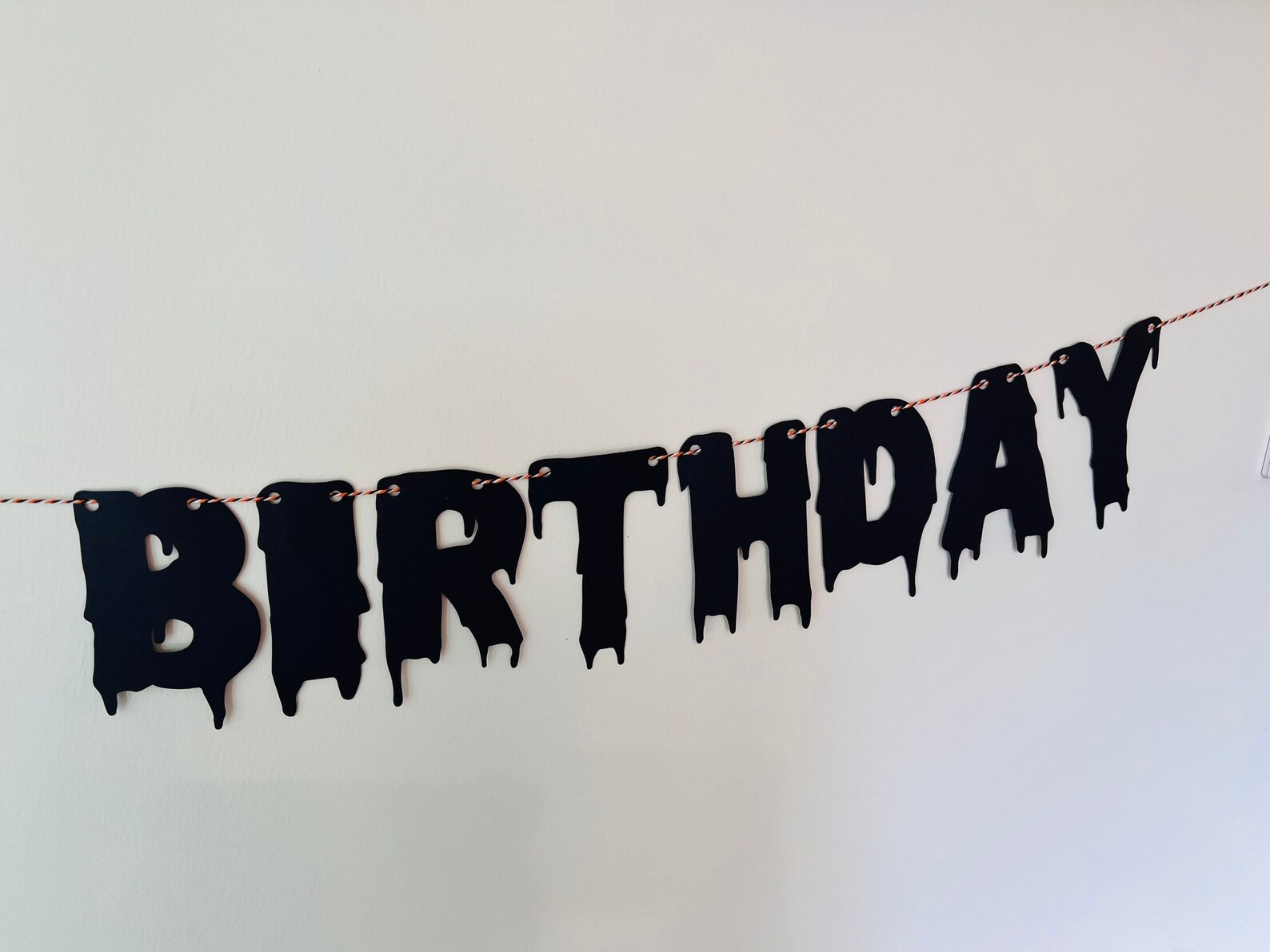 Dripping Happy Birthday Banner Melting Ice Banner melting - Etsy