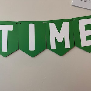 It’s Game Time Football Banner | Football Party Decor | Football ...