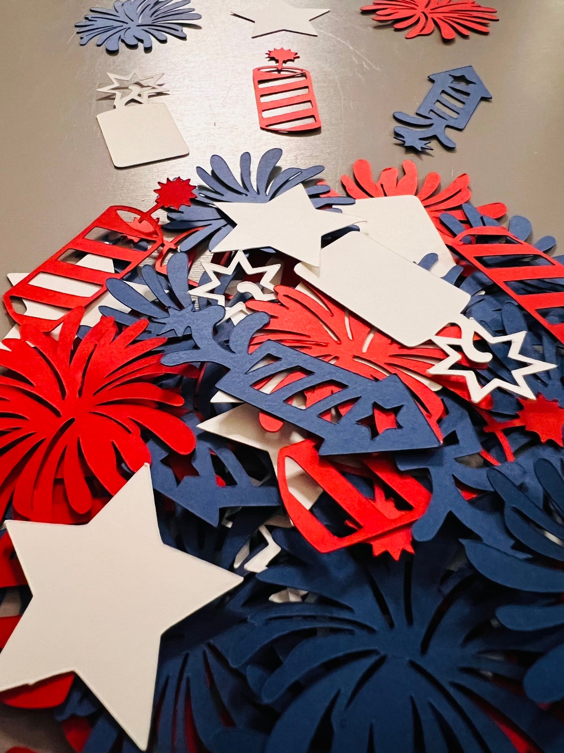Fireworks Confetti 4th of July Confetti 4th of July Table - Etsy