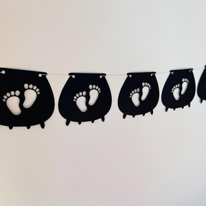 Baby Feet Cauldron Banner | A Baby is Brewing | A Little Boo is Due ...