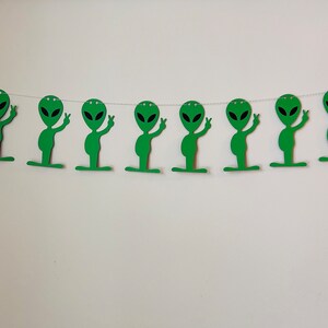 Alien Banner | Extra Terrestrial Garland | I Come in Peace | Alien ...