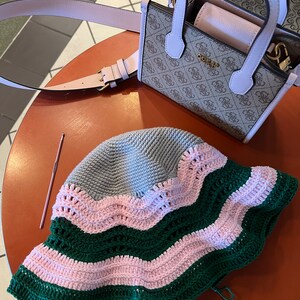 Gelato Bucket Hat Crochet Pattern - Etsy