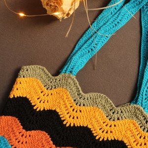 Wavy Tote Bag Crochet Pattern - Etsy