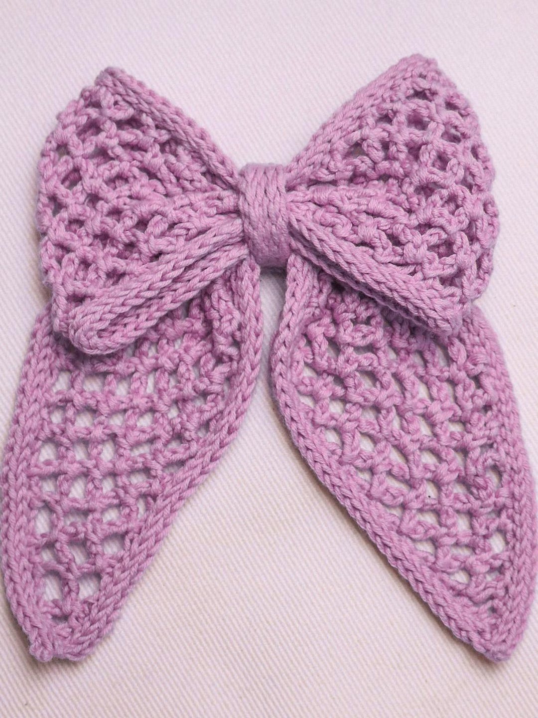 CROCHET PATTERN | Crochet Fishnet Bow - Easy Crochet Bow Tie for ...