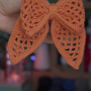 CROCHET PATTERN | Crochet Fishnet Bow - Easy Crochet Bow Tie for ...