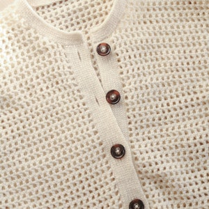 Basic Crochet Mesh Cardigan Pattern | Easy Crochet Cardigan for Women ...