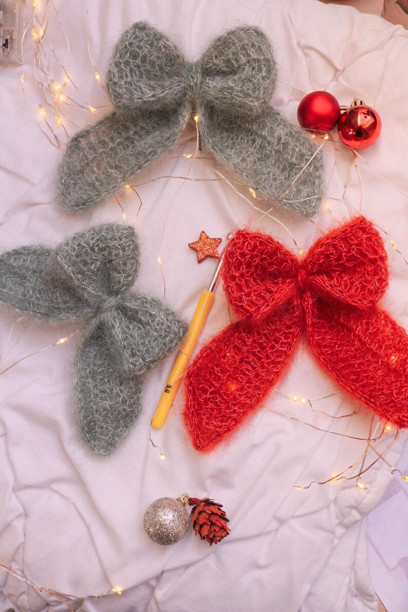 CROCHET PATTERN BUNDLE - 5 Crochet Bow Patterns: Easy Crochet Bow ...