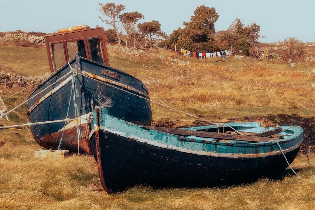 Connemara Boats Photography Print – Ireland Travel Wall Art - Etsy