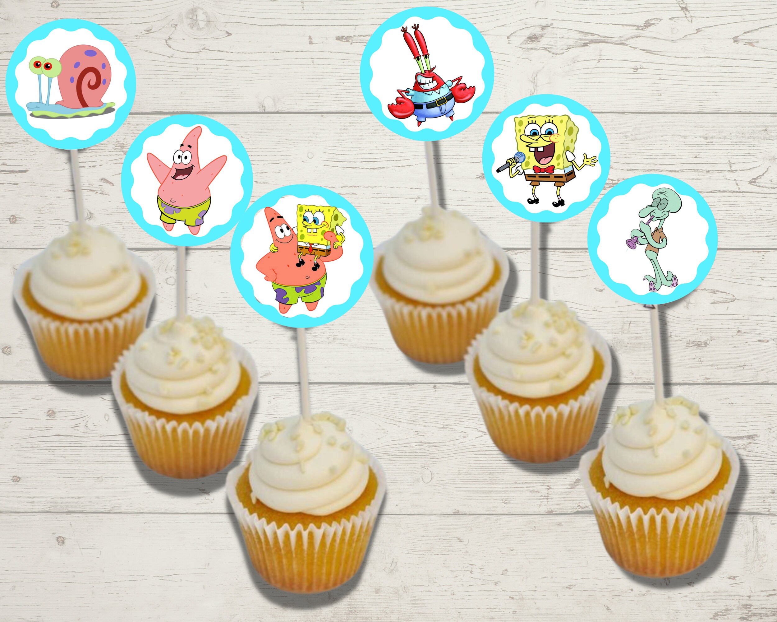 Sponge Bob Birthday Invitation, Canva Template, Sponge Bob Template ...